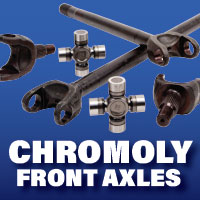 Chromoly Front Axle Shafts | Performance Axles | Sierra Gear & Axle
